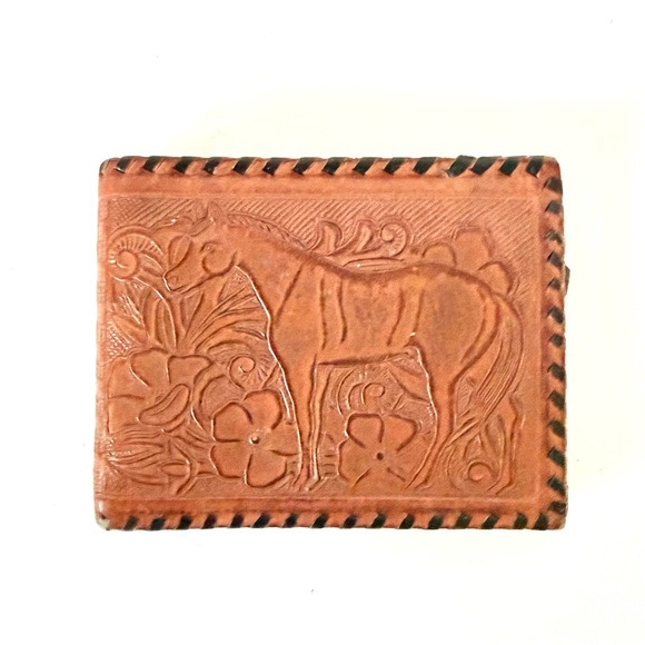 handmade in mexico | Bags | Vintage Handtooled Leather Western Horse ...
